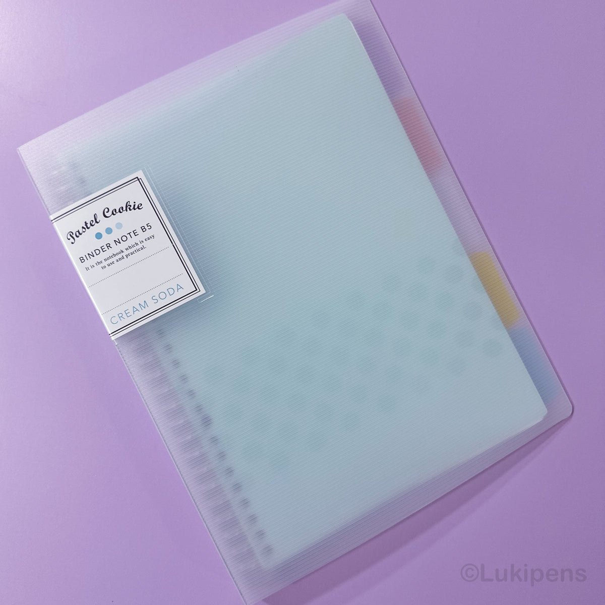 Binder Kokuyo - Pastel Cookie - B5 - 26 Anillos - Azul – Lukipens
