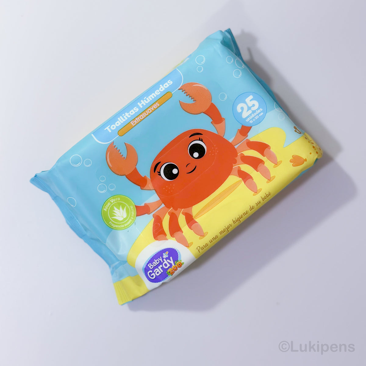 Pañitos Humedos - Zoo - Cangrejito - Baby Gardy – Lukipens