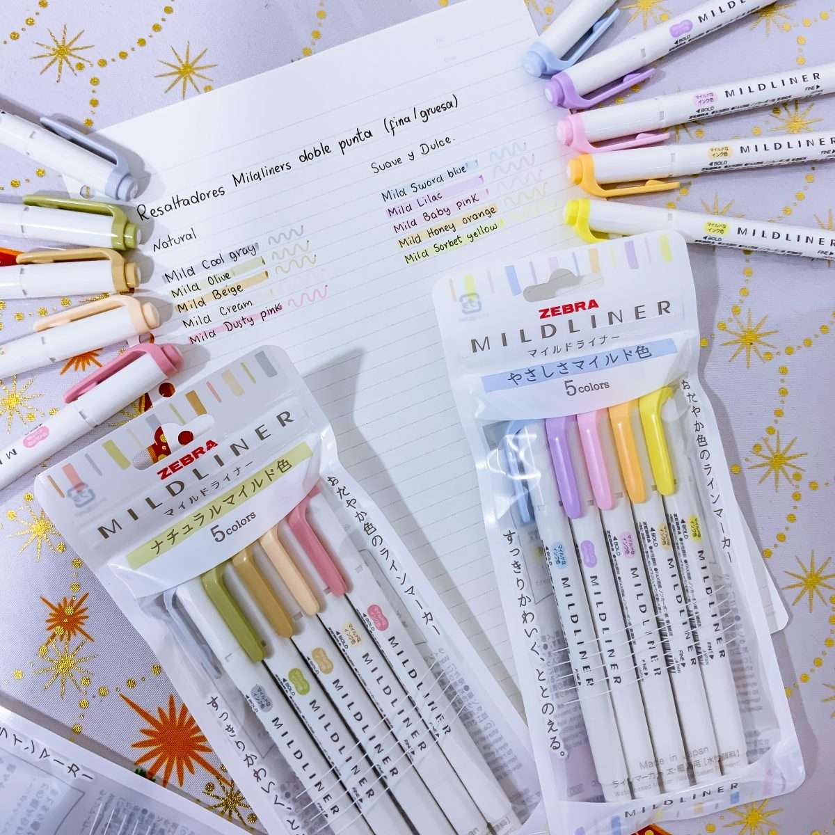 Resaltadores Mildliner Zebra - Doble Punta - Biselada / Fina - Paquete ...